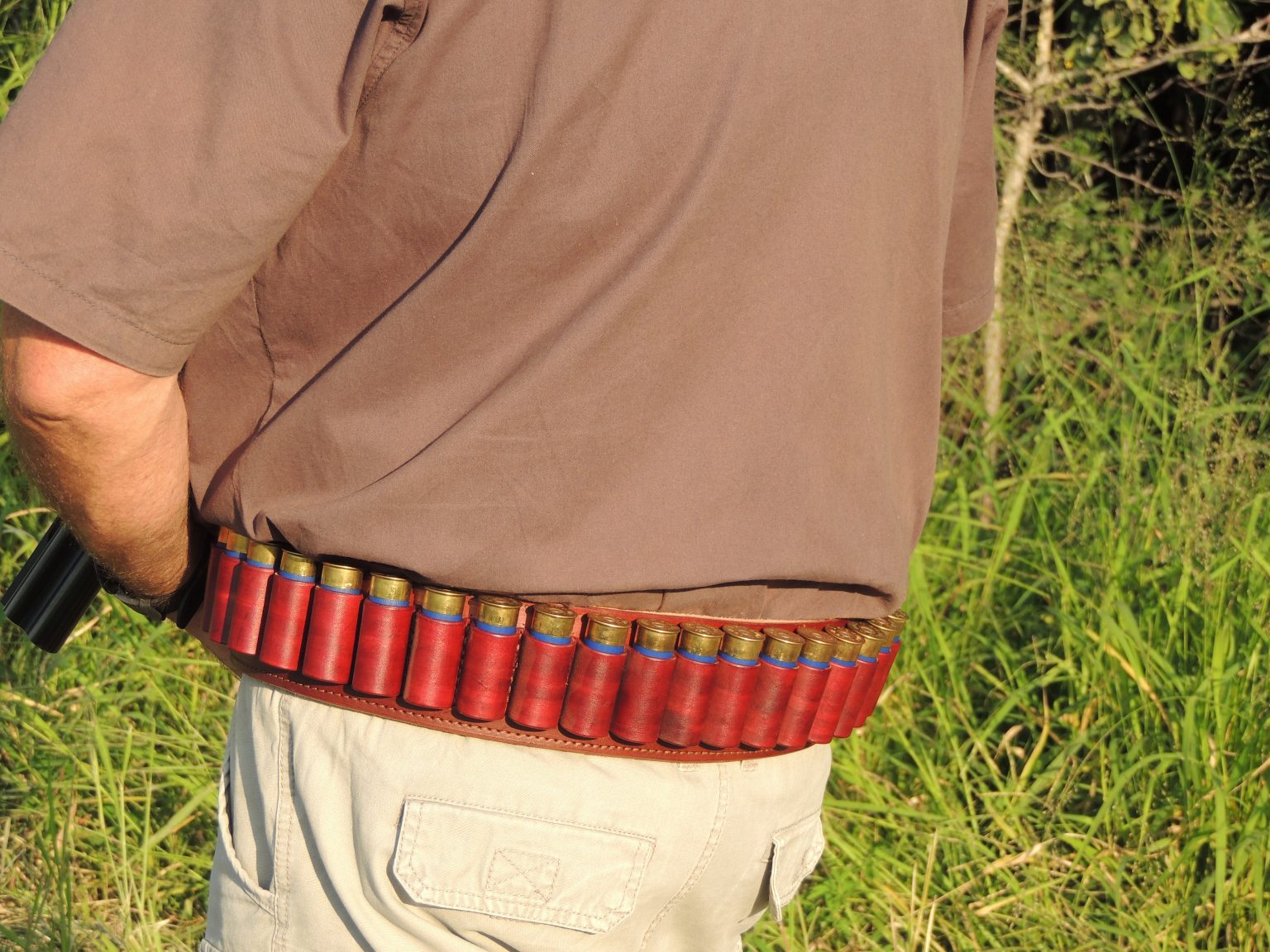 Leather Shotgun Culling Belt - Hunt Africa Leather