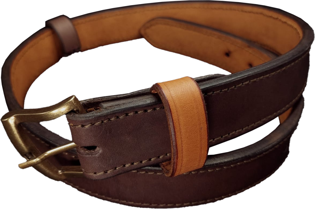 38mm Double Layer Leather Belt - Hunt Africa Leather