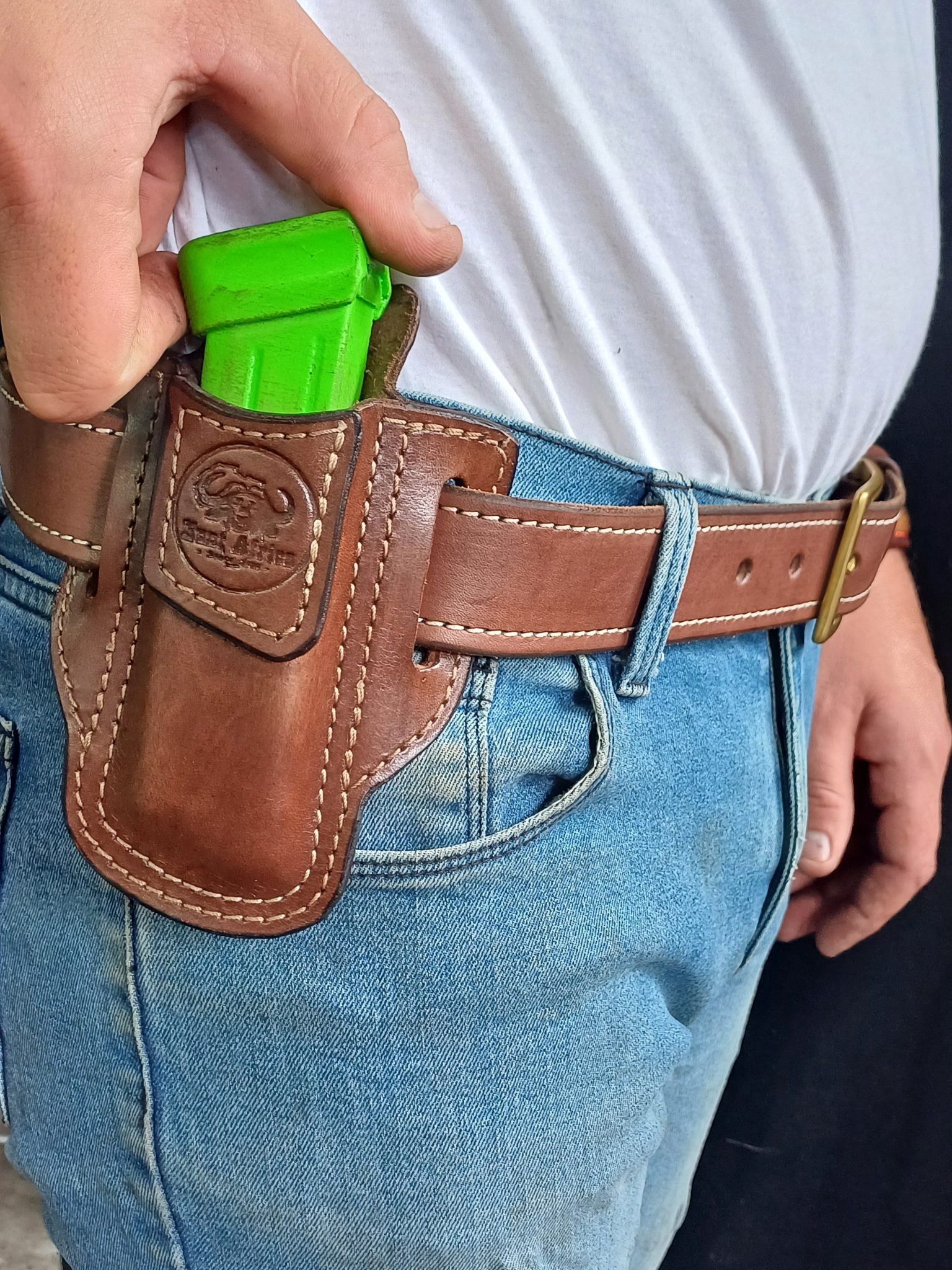 Open Single Magazine Pouch - Hunt Africa Leather