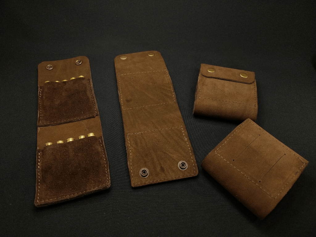 Leather Double Ammo Wallet - Hunt Africa Leather