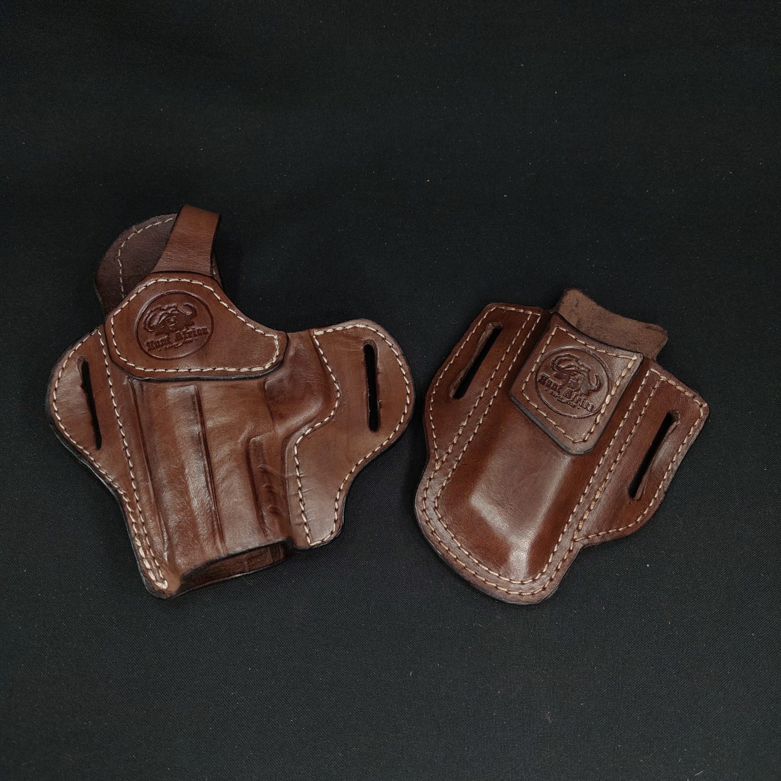 Leather Holster & Single Mag Pouch - Hunt Africa Leather